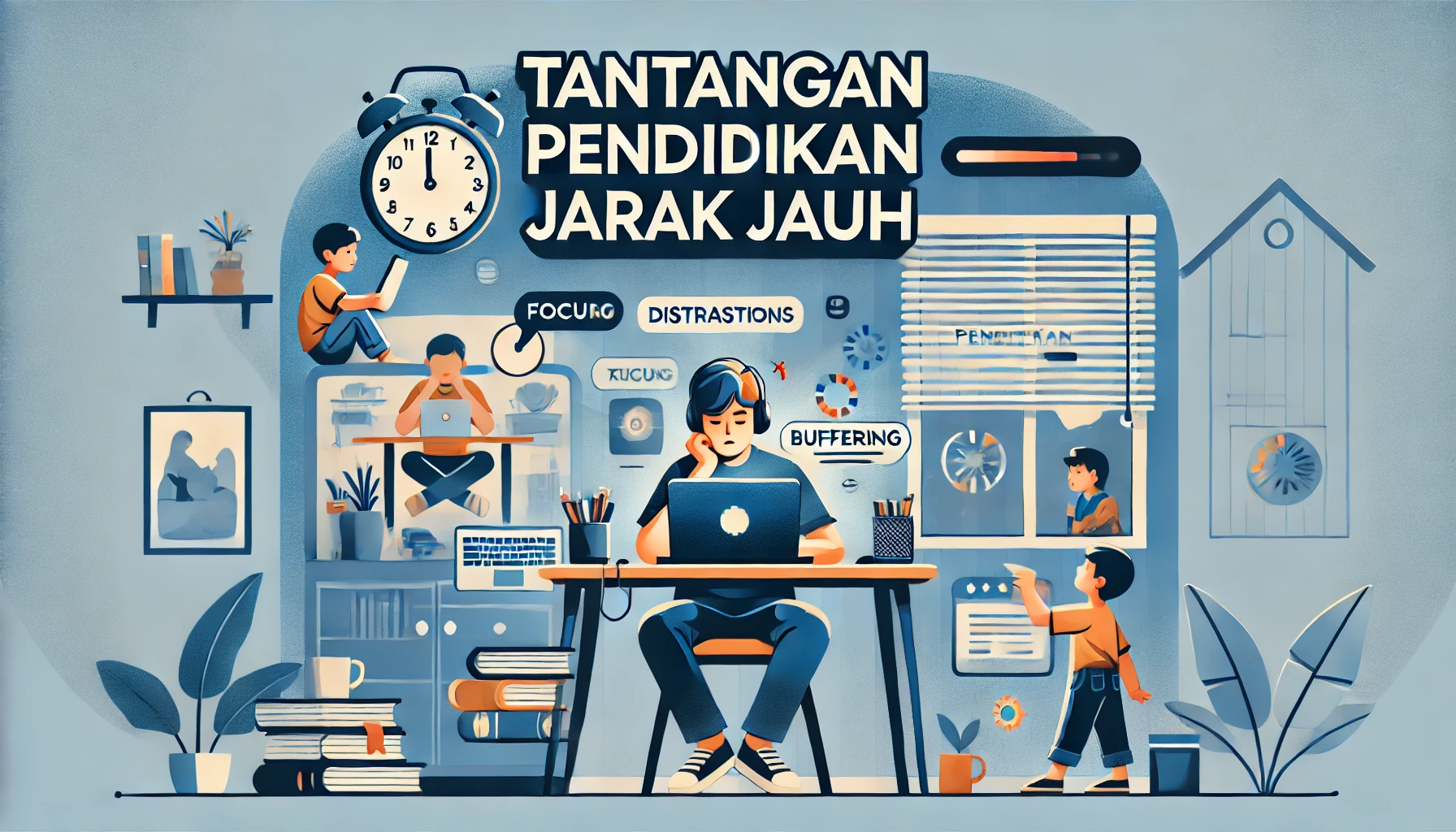 Tantangan Pendidikan Jarak Jauh - Qadatasoft